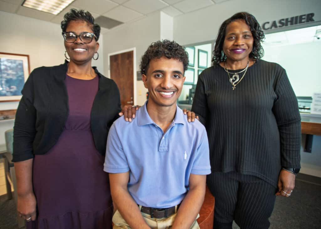 Student finds a job offer and career at the end of work-study program ...